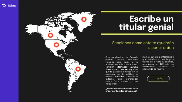 Mapa interactivo horizontal | Genially