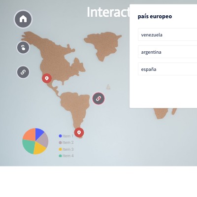 Interactive world map