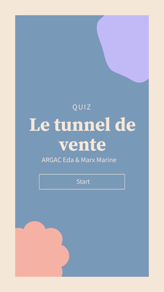 Quizz tunnel de vente