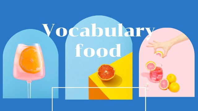 Vocabulary Food | Genially