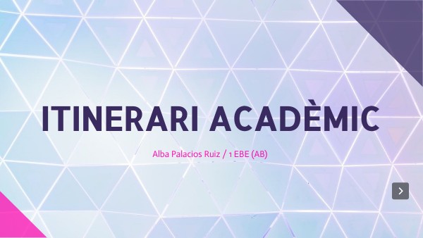 ITINERARI ACADÈMIC | Genially