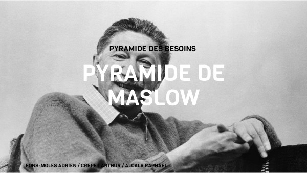 Pyramide de maslow