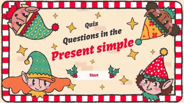 QUESTIONS IN THE PRESENT SIMPLE | Genially
