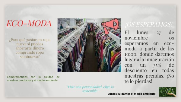 ECO-MODA | Genially