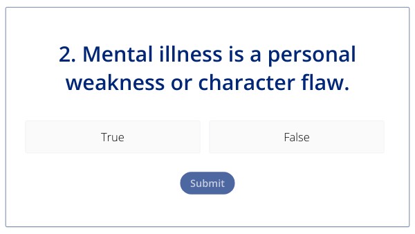 Quiz - Mental Health - 2 | Genially