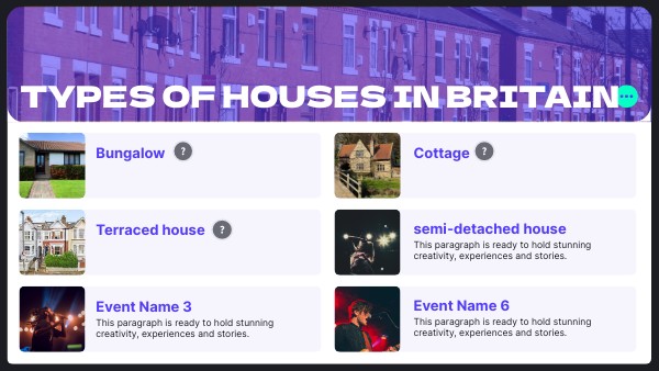 Types of houses | Genially