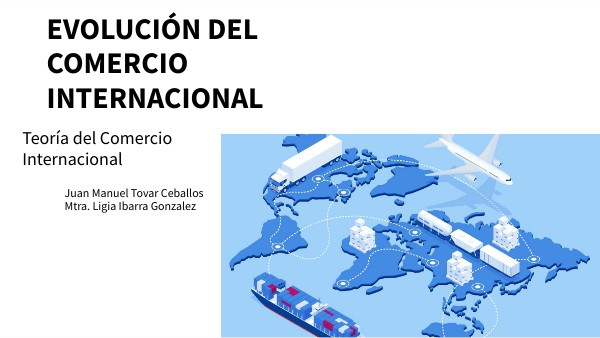 Línea de tiempo - Evolución del comercio internacional | Genially