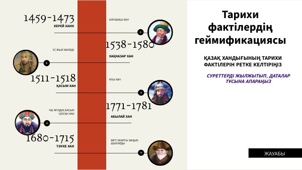 HISTORIC FACTS GAME | Genially