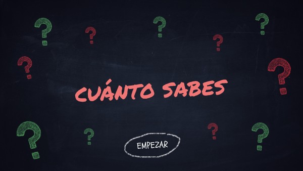 QUIZ CUÁNTO SABES