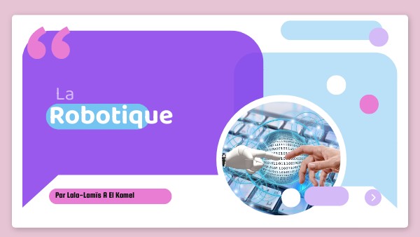 Présentation interactive Robotique | Genially