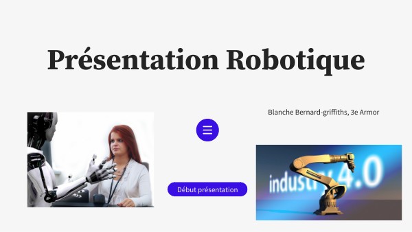 Présentation interactive robots