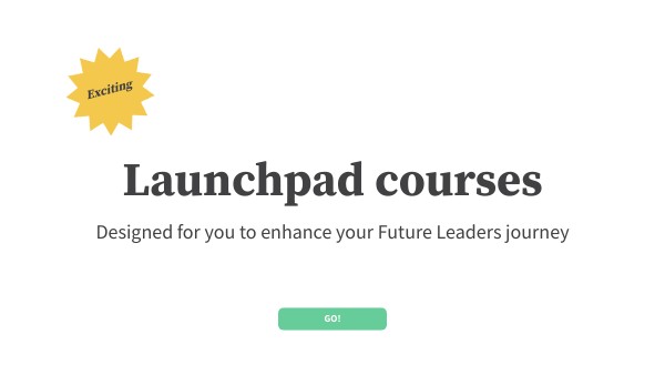 NOT USING Courses available on Launchpad | Genially