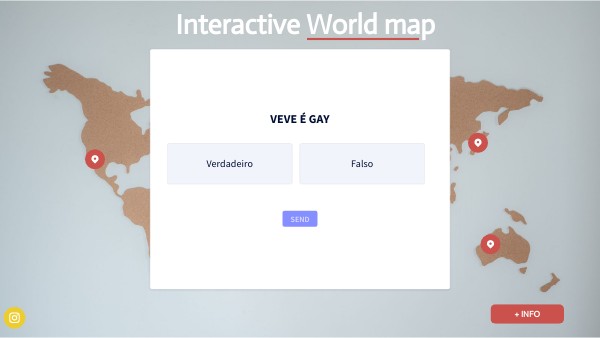 Mapa-múndi interativo