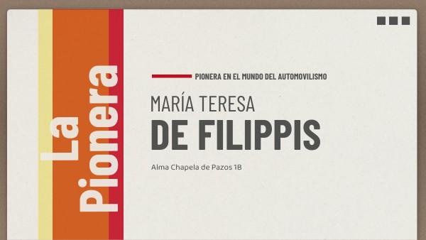 María Teresa de Filippis | Genially