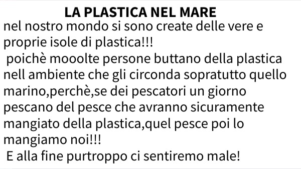 LA PLASTICA NEL MARE | Genially