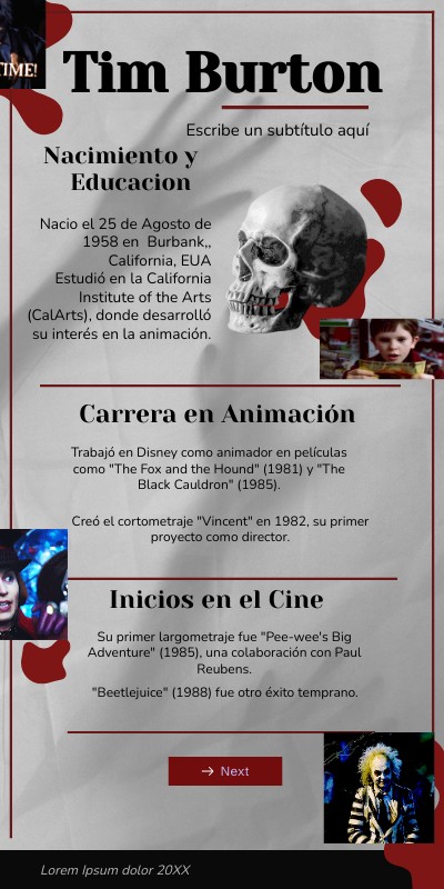 tim burton | Genially