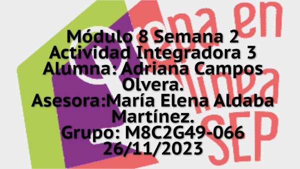 La ciencia en el tiempo. Actividad integradora 3. modulo 8 | Genially