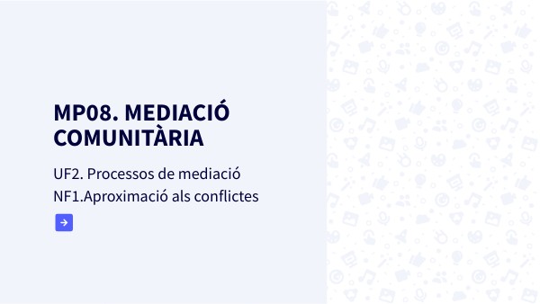 MP08 MEDIACIÓ COMUNITÀRIA: UF2 NF1 | Genially