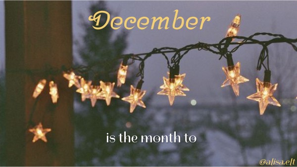 December - speaking