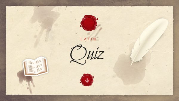 Latin quiz