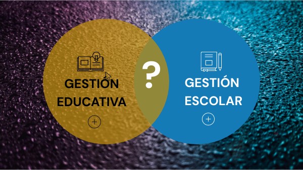 ¿GESTIÓN EDUCATIVA O GESTIÓN ESCOLAR?
