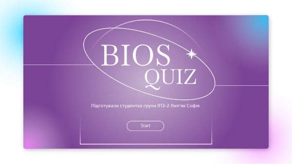 BIOS QUIZ | Genially