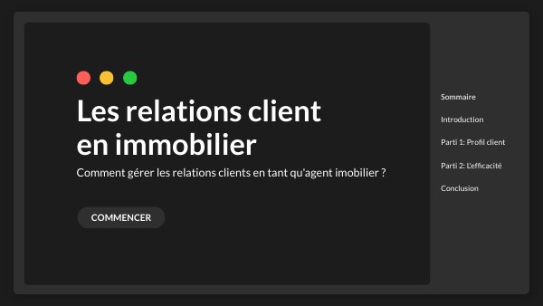 Les relations client en immobilier