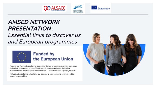 INTERACTIVE PRESENTATION OF AMSED NETWORK | Genially