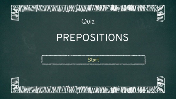 Preposition quiz | Genially