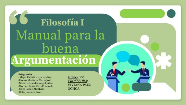 Manual para la buena argumentacion | Genially