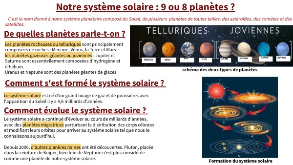 Le système solaire | Genially