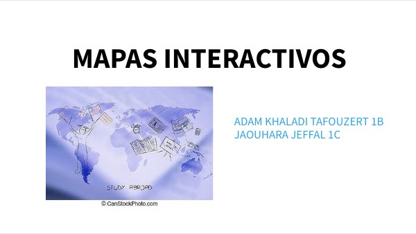 Mapa interactivo horizontal | Genially