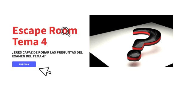 ESCAPE ROOM tema 4 5º | Genially