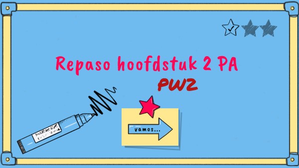 Repaso Proefwerk 2