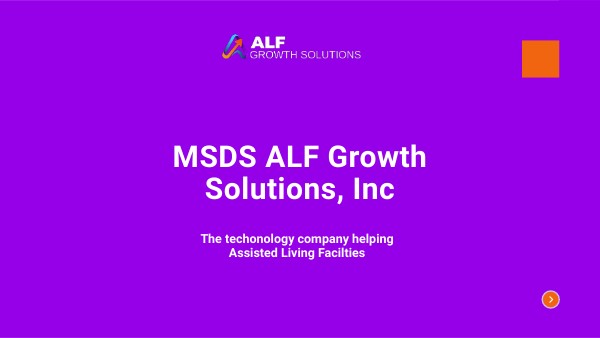 MSDS ALF Growth Solutions Inc. | Genially