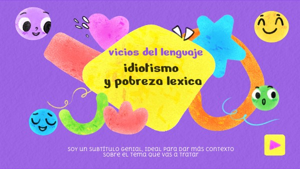 Quiz idiotismo y pobreza lexica | Genially