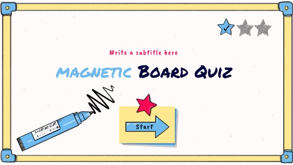 MAGNETIC BOARD QUIZ | Genially