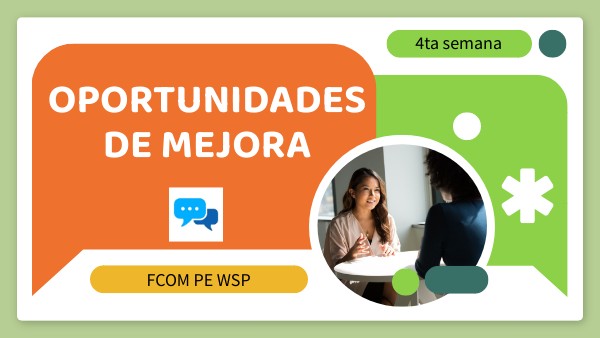 Oportunidad de mejora SEM 4 DIC | Genially