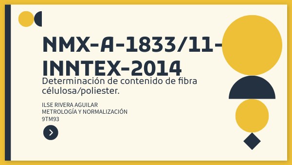 NMX-A-1833/11- INNTEX-2014 | Genially