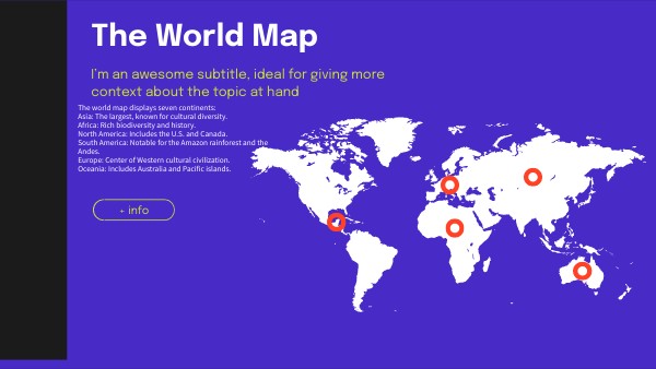 Regional spotlight interactive map