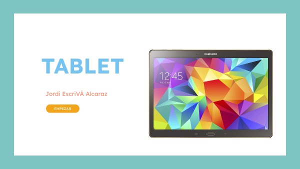 PRESENTACIÓN TABLET INFO. | Genially