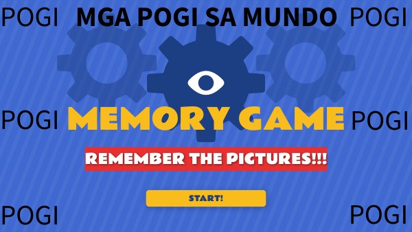 MEMORY GAME | Genially