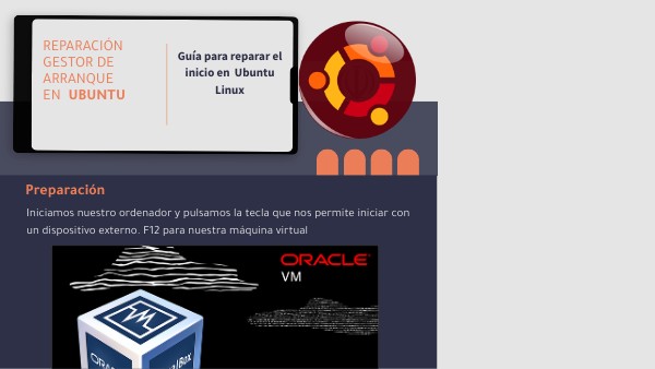 Reparación de gestores arranque | Genially