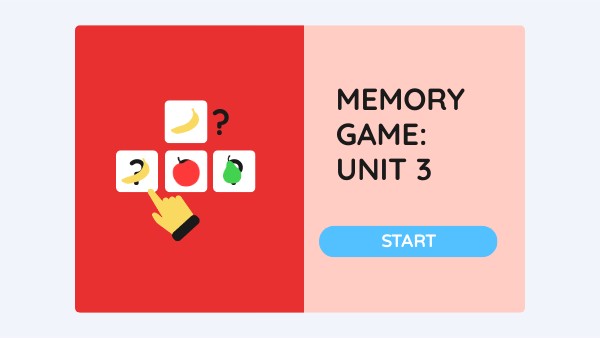 Memory Game: Unit 3