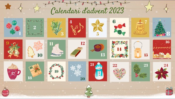 Calendari d'advent 2023