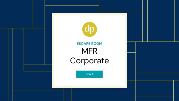 Escape game MFR Corporate