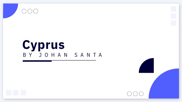 Presentation of Cyprus