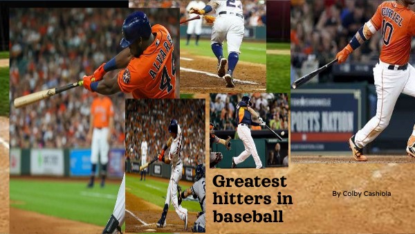 GREATEST HITTERS IN BASEBALL