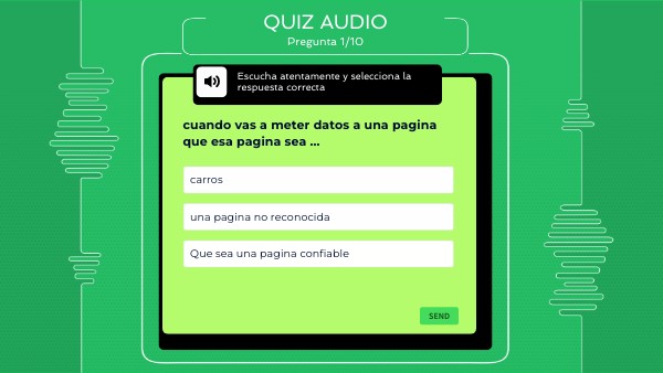 Quiz audio y podcast