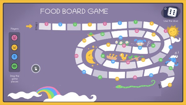 Food Board Game ESL WIP | Genially